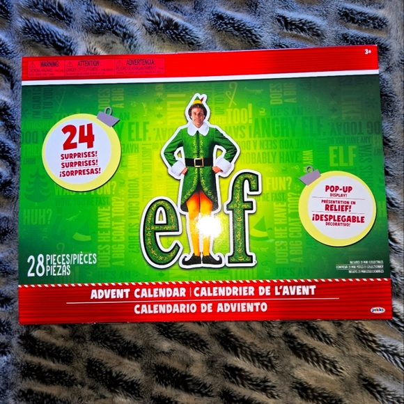 Jakks Pacific | Holiday | Elf Will Ferrell Holiday Advent Calendar ...